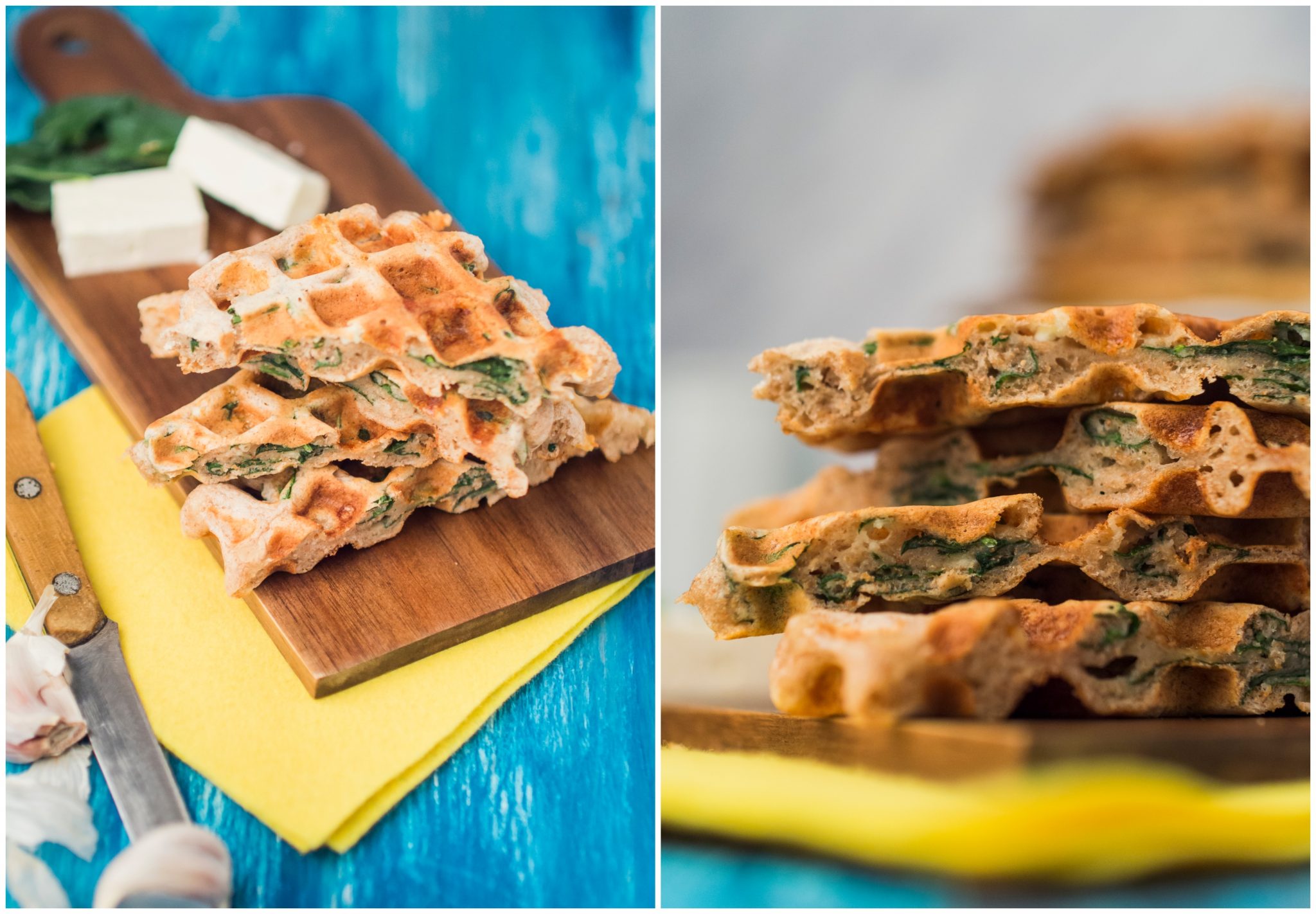 Cuatro recetas de waffles salados para desayunar